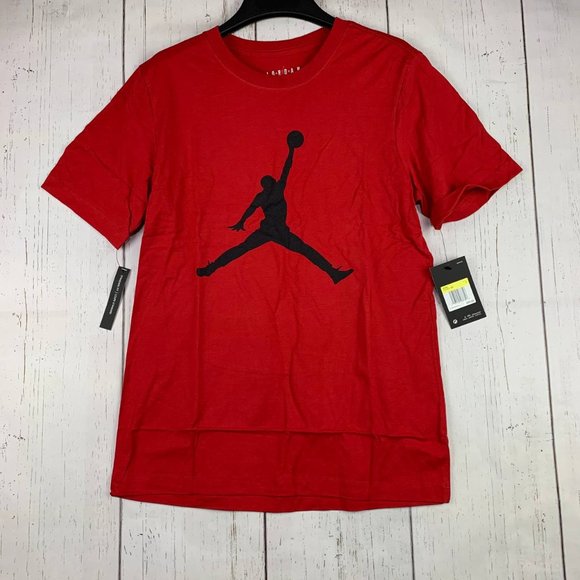 Jordan | Shirts | Jumpman Air Jordan Small Red Tshirt New Men Michael ...